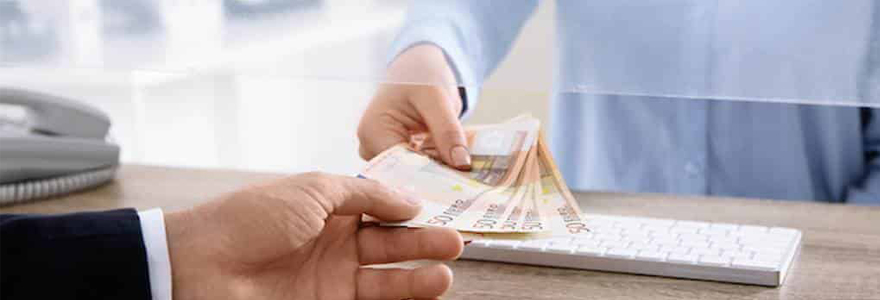 Steps needed when opening a business bank account.